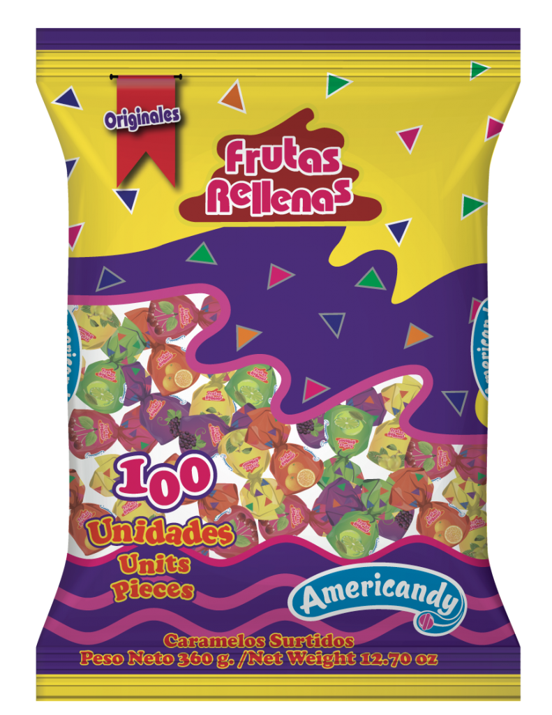 Frutas Rellenas – Americandy – Dulces La Americana
